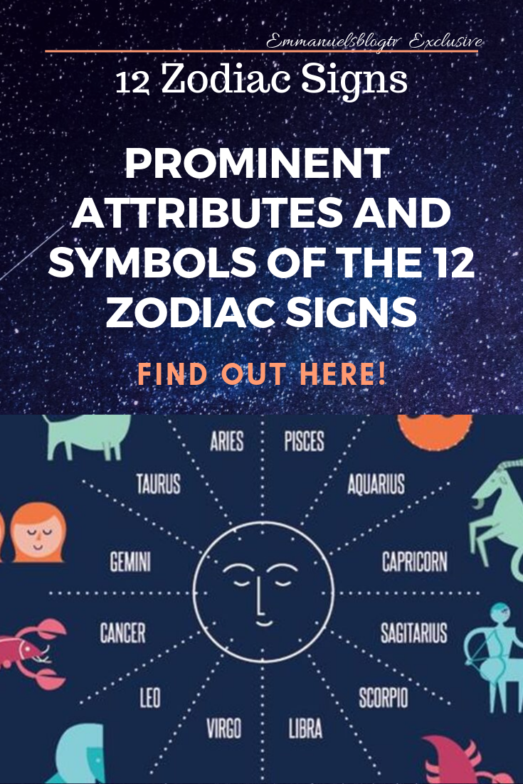 Prominent Attributes And Symbols Of The 12 Zodiac Signs