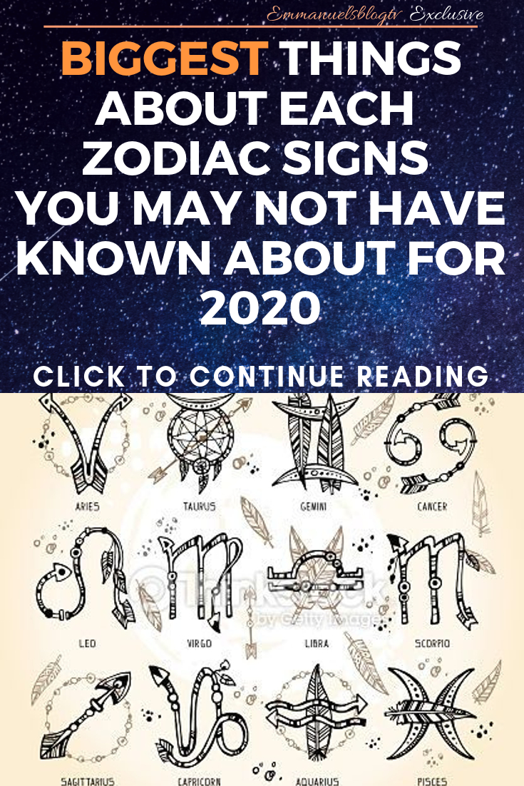 BIGGEST Things About Each Zodiac Signs You May Not Have Known About For ...