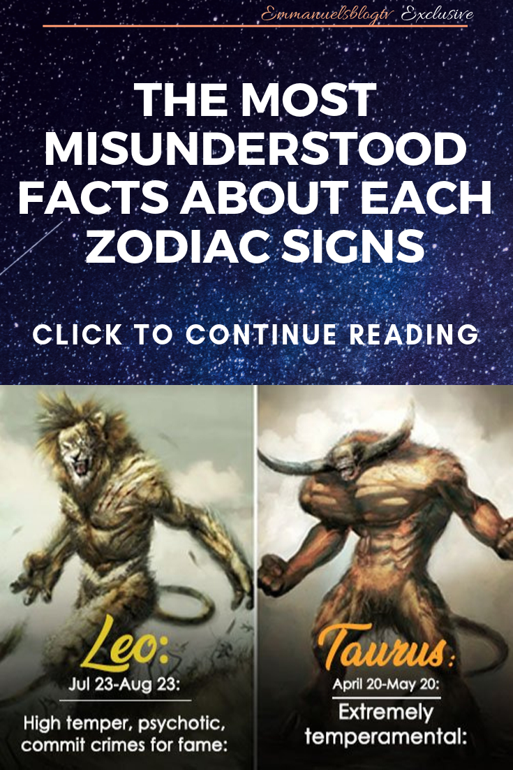 The MOST MISUNDERSTOOD Facts About Each Zodiac Signs