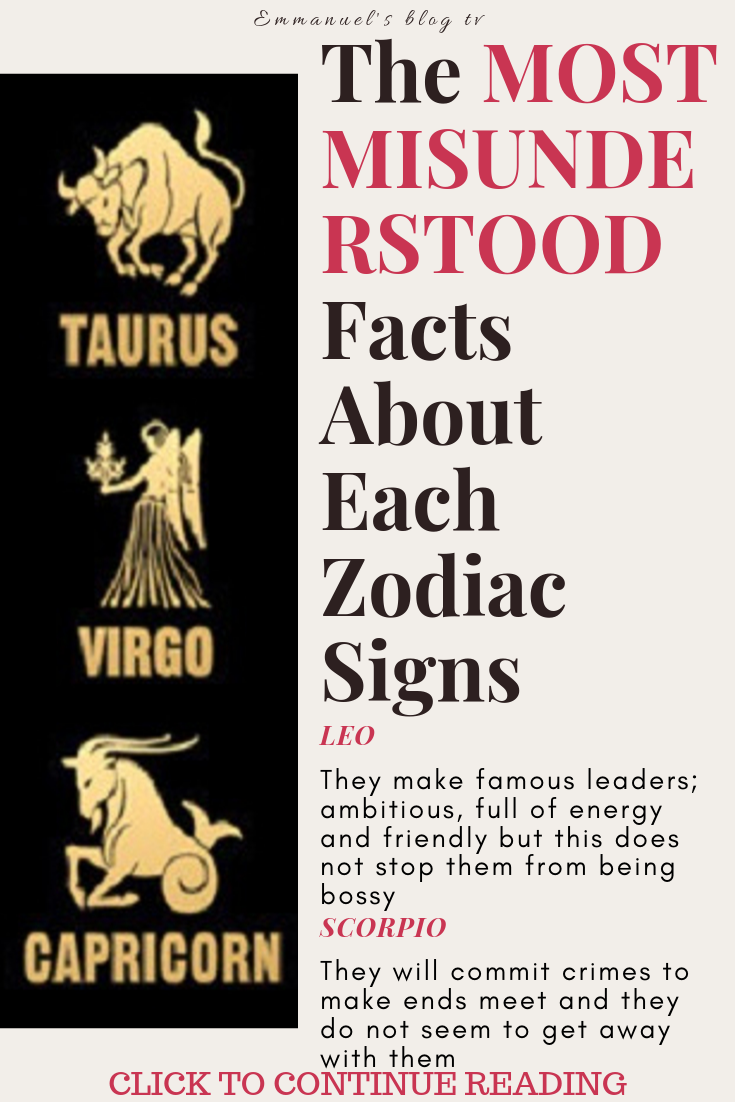 The MOST MISUNDERSTOOD Facts About Each Zodiac Signs