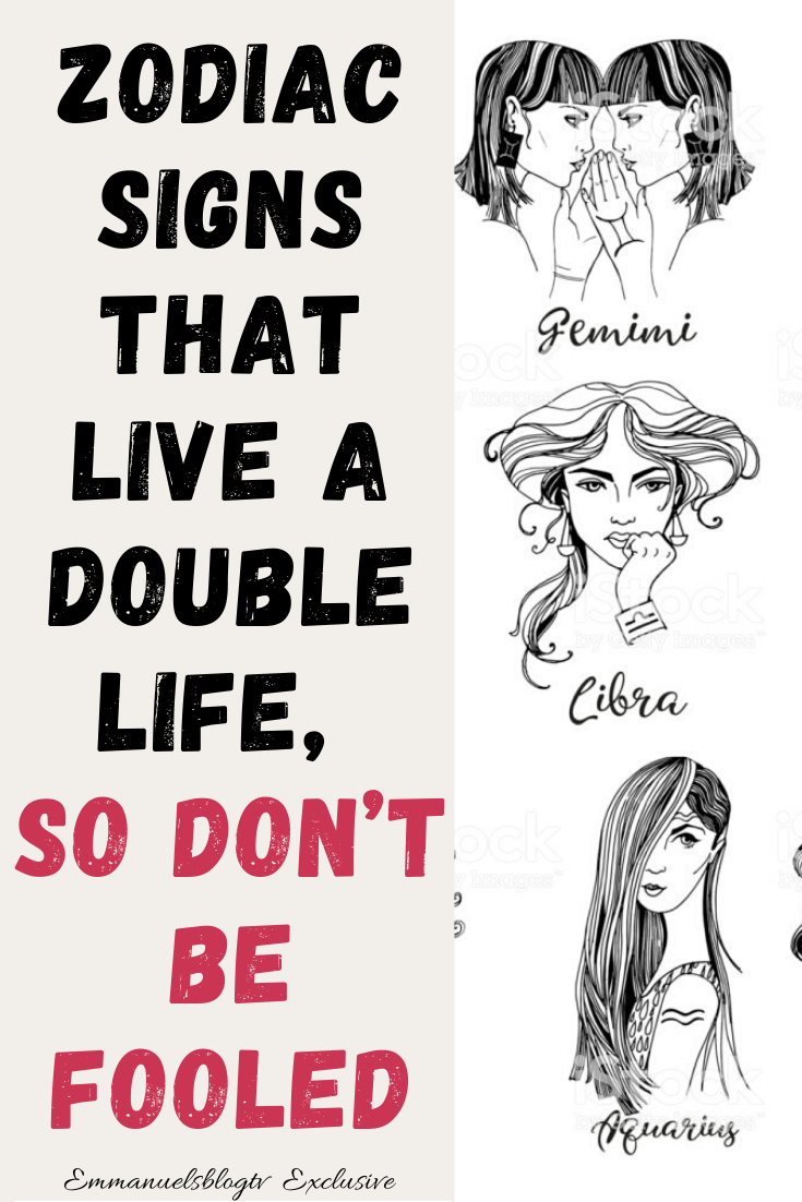 Zodiac Signs That Live A Double Life RANKED, SO DON’T BE FOOLED