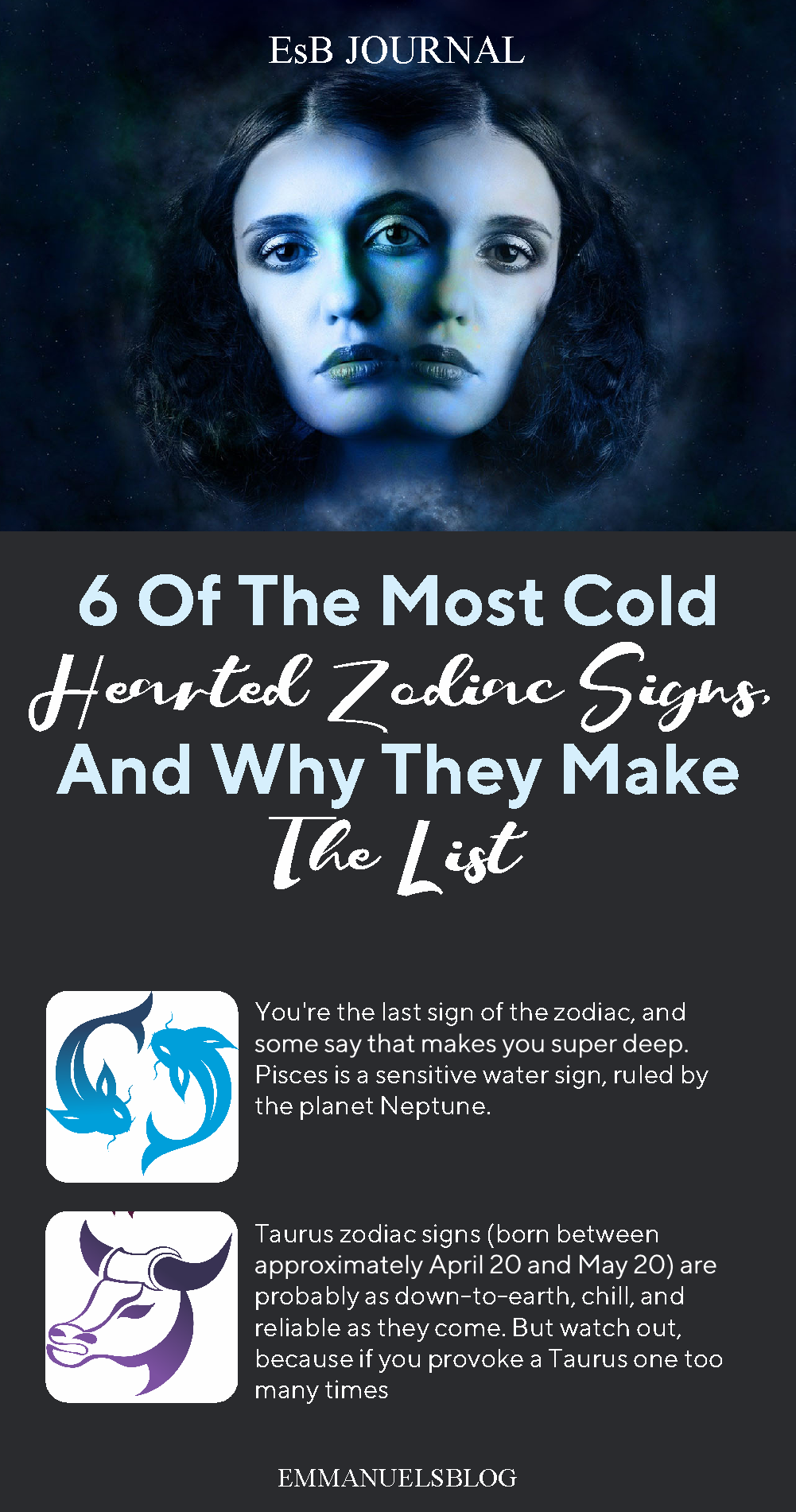 6 Of The Most Cold Hearted Zodiac Signs, And Why They Make The List