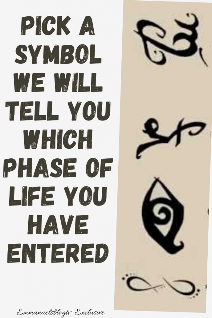 Pick a Symbol We Will Tell You Which Phase of Life You Have Entered ...