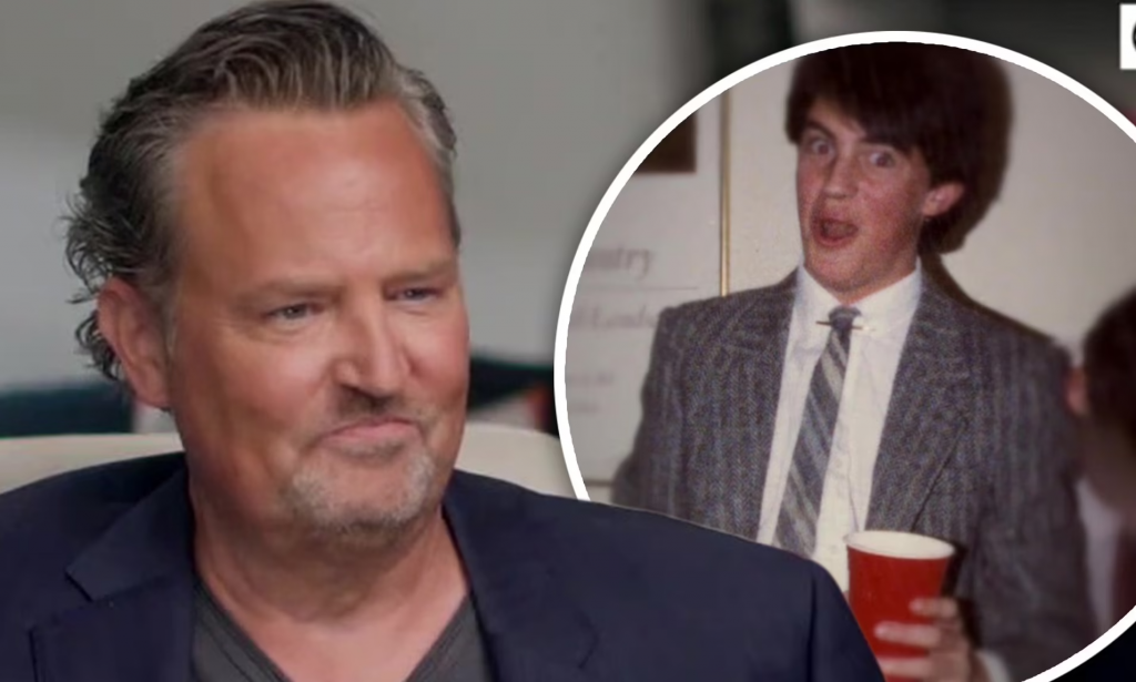 Actor Matthew Perry says he drank an 'entire bottle' of wine at age 14 ...