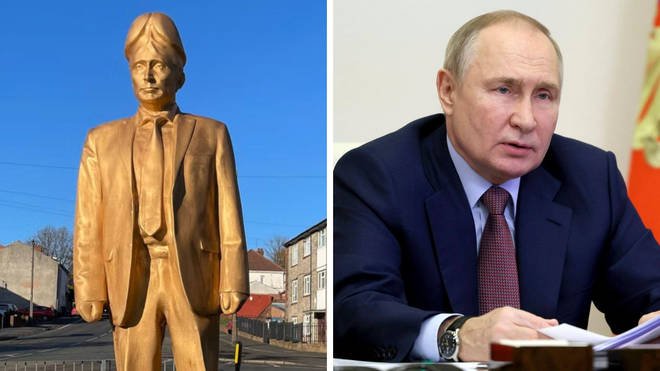 Village Of Bell End Unveils Penis-Headed Statue Of Putin