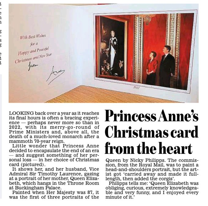 Princess Anne And Husband Timothy's Christmas Card May Surprise You