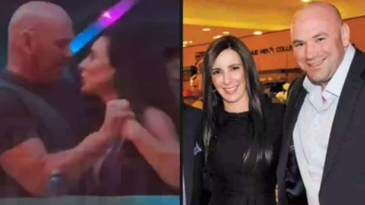 Why did UFO head Dana White slap his wife?