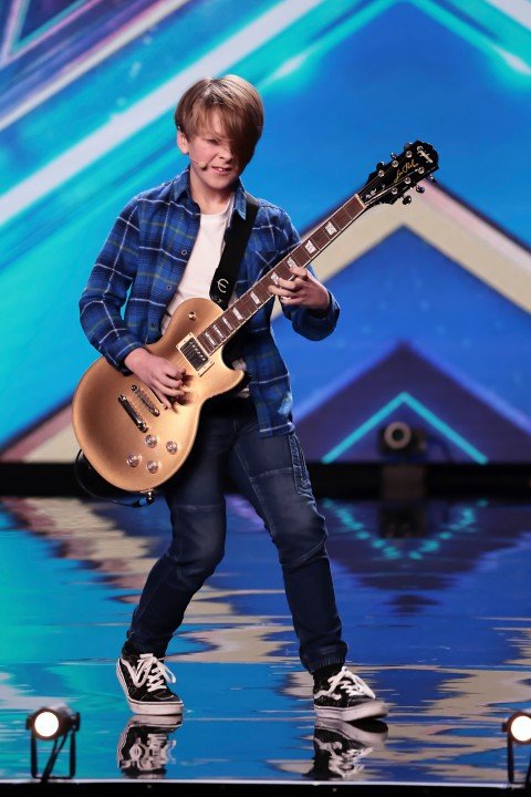 Sir Brian May gives Britain’s Got Talent star, 11, surprise of a ...