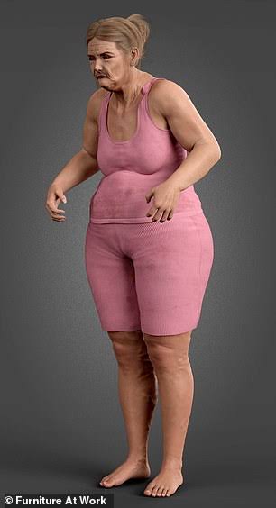 Swollen eyes, and hunchback: Grotesque model reveals what remote ...