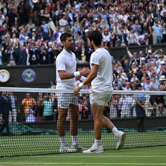 Tennis: 20 year old Carlos Alcaraz beats veteran Novak Djokovic to win his maiden Wimbledon ...
