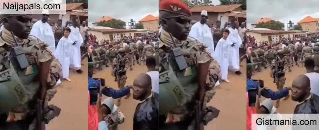 Photo: Interim President Of Guinea, Mamady Doumbouya, Taking A Walk ...