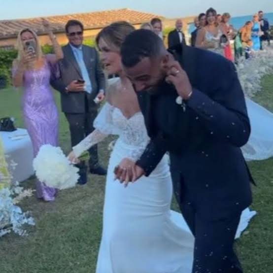 Ashley Cole marries model fiancee Sharon Canu in intimate Italian wedding