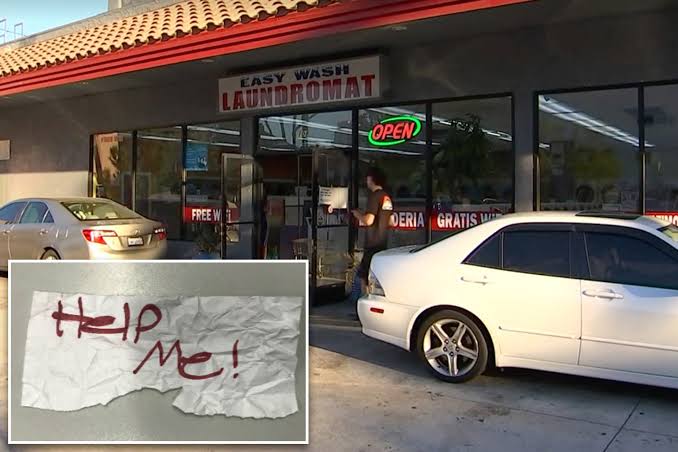 Kidnapped teenager, 13, rescued after Good Samaritan notices ‘Help Me ...