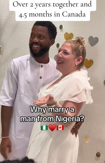 Canadian lady reveals REASONS she married her Nigerian man as they ...