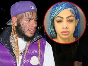 Rapper Tekashi 6ix9ine's girlfriend ARRESTED on felony charge
