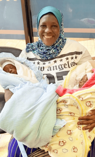 Ugandan woman WELCOME twins at 70, shares first photos of the babies ...