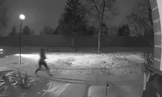 Chilling doorbell camera footage SHOWS woman being chased by truck down ...
