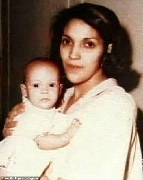 Jennifer Lopez, 54, is seen in RARE baby photo with her mother