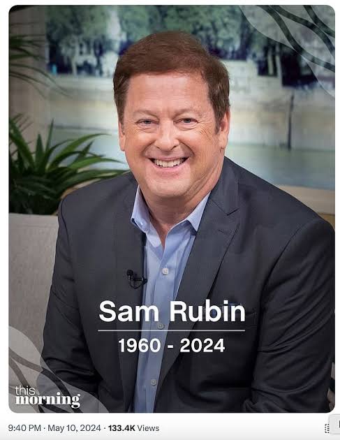 Presenter Sam Rubin DIES aged 64 following heart attack hours after ...