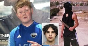 Family of 15-year-old boy who stabbed Alfie Lewis to death FLEE their ...