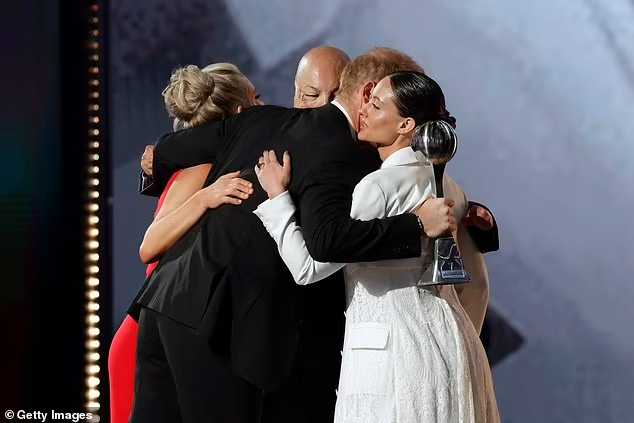 Prince Harry Receives Pat Tillman Award As Meghan Watches