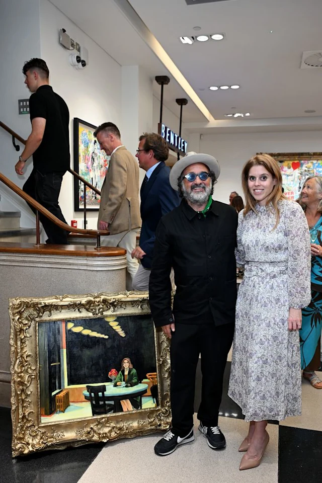 Princess Beatrice Made An Appearance At The Unveiling Of Street Artist ...