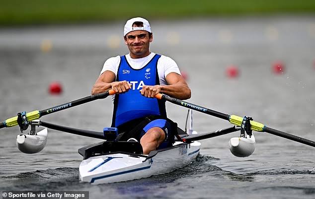 Italian rower is stripped of his medal after being CAUGHT breaking a ...