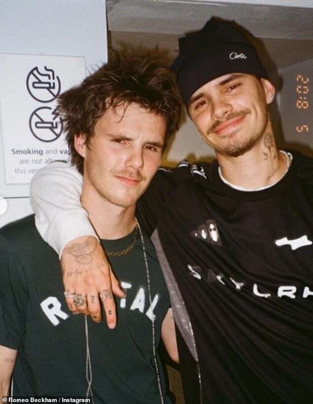 Romeo Beckham SNUBS estranged brother Brooklyn after parent's attempt ...